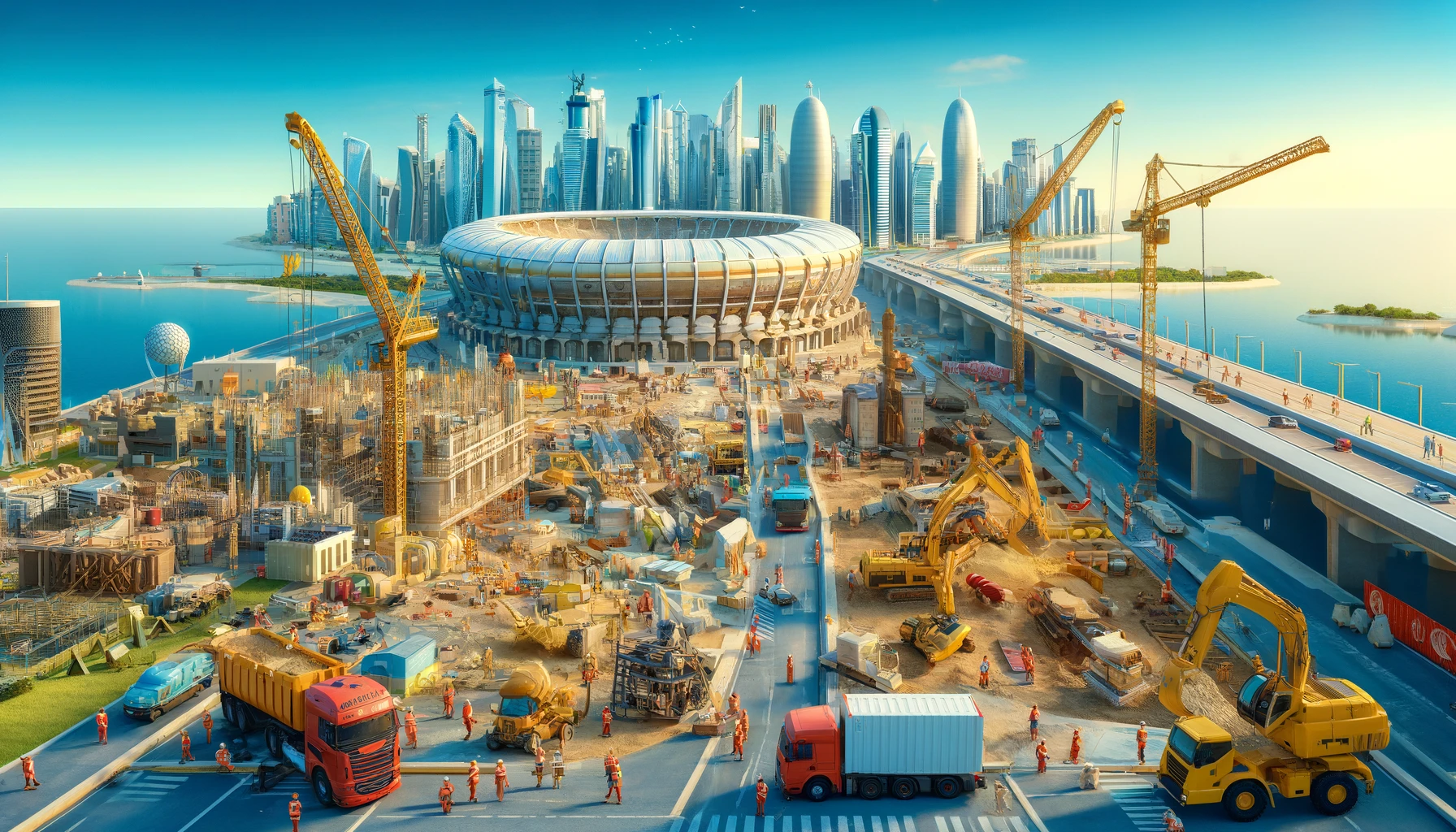 Qatar's Construction Boom: Preparing for the FIFA World Cup - Dubai ...